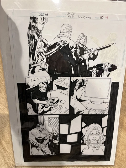 ART ORIGINAL ED BENES - Birds Of Prey numéro 67, page 19 - Chasseuse en ...