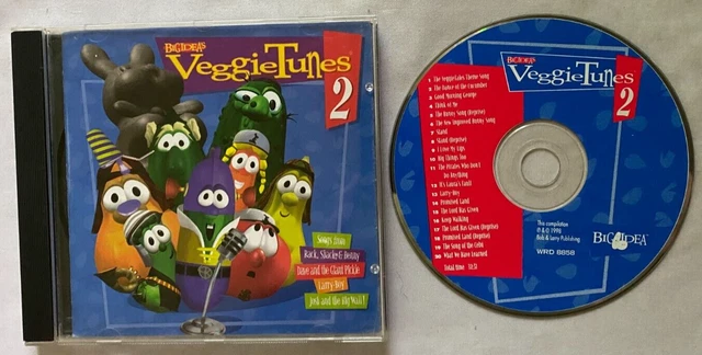 VEGGIETALES - VEGGIETUNES 2 CD 1998 Children's Christian Music ...