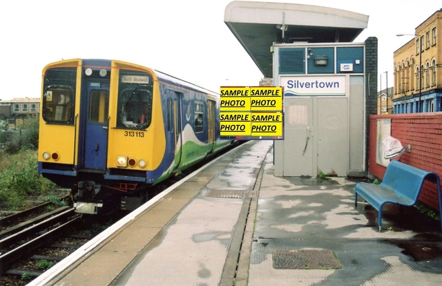 BRITISH RAILWAYS COLOUR Photograph-Silverlink 313 113 at Silvertown £1. ...