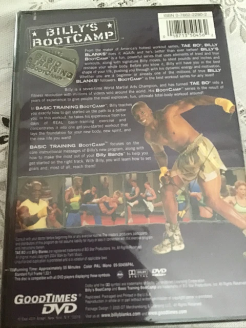 WORKOUT FITNESS DVD S ..Billys Boot Camp X 3 New & Sealed Billy Blanks ...