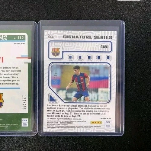 DONRUSS GAVI SIGNATURES /49 autographe rouge football EUR 55,97 ...