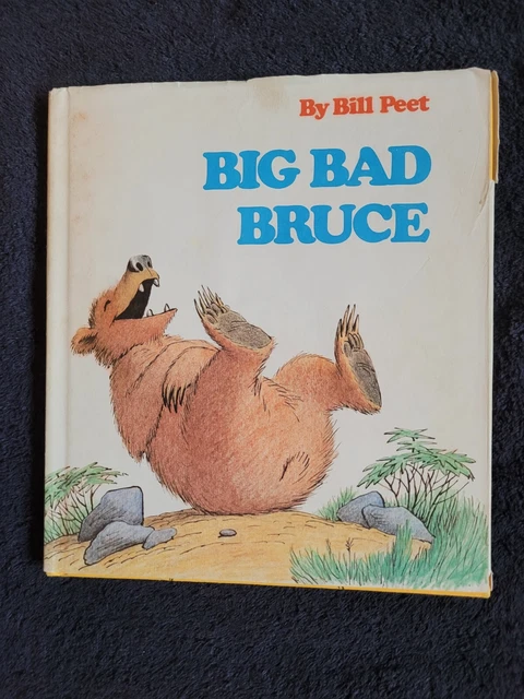 VINTAGE 1977 BILL Peet book Big Bad Bruce hardcover dustjacket HC DJ £7 ...