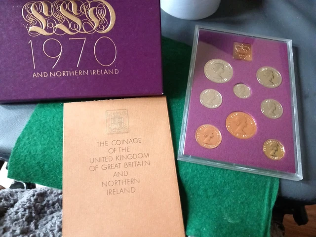 1970 ROYAL MINT Coin Set- Pre Decimal Era. #2 £12.50 - PicClick UK