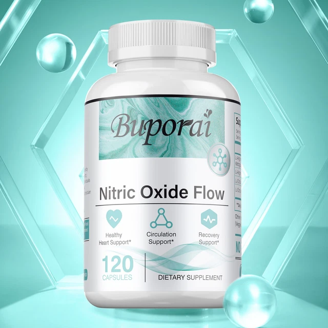 NITRIC OXIDE FLOW - Improves Blood Circulation, Energy & Endurance ...