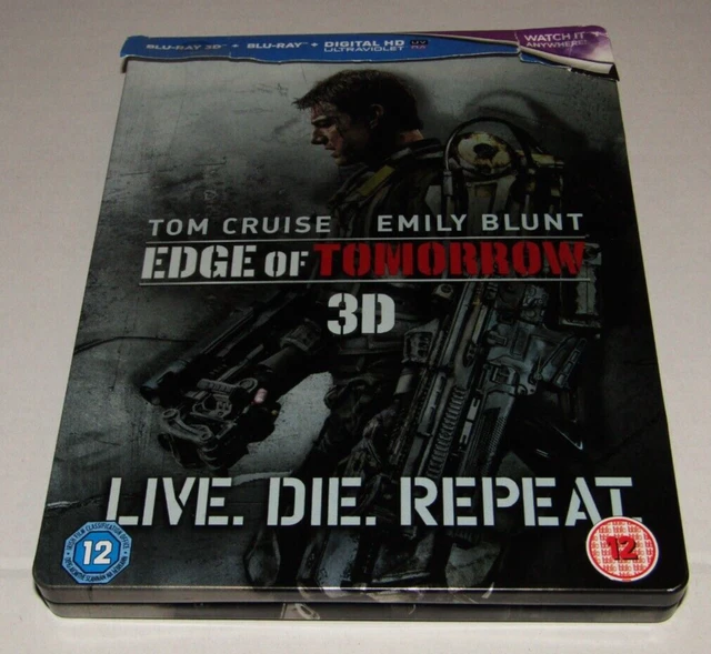 EDGE OF TOMORROW (Live Die Repeat) 3D/2D Blu Ray Steelbook EUR 17,46 ...