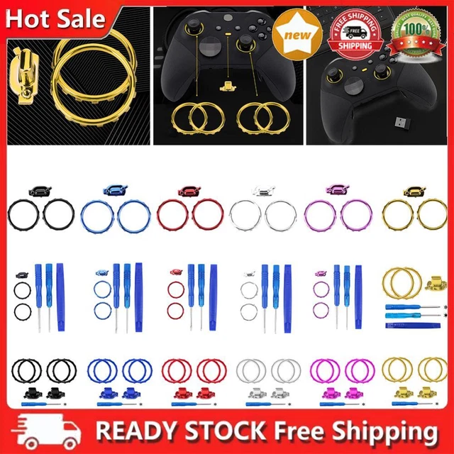 MATTE ACCENT RINGS Matte Chrome Plated for Xbox One Elite Series 2 ...