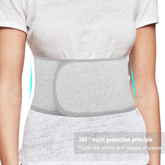 WARM WAIST BELT Belly Band Lumbar Support for Women Back Brace Warming ...