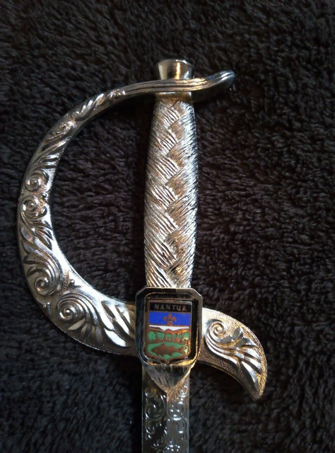 METAL PAPER CUTTER, sword, sword, coat of arms, Nantua 20 cm £20.53 ...