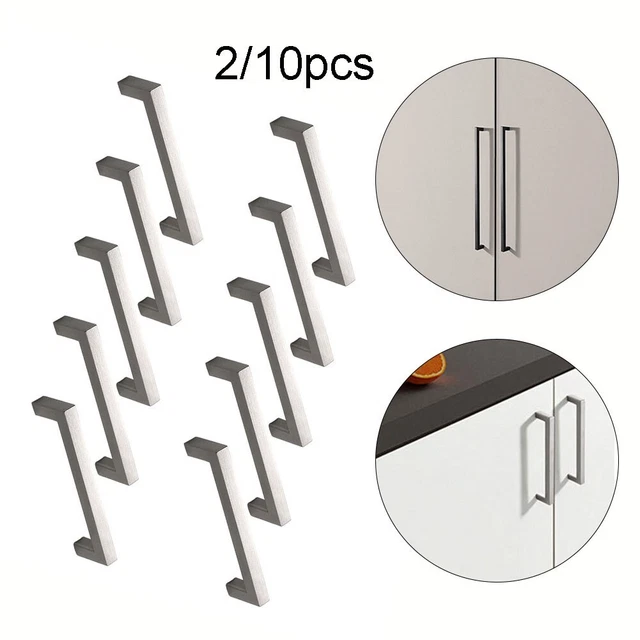 POIGNÉE D'ARMOIRE DE cuisine design carré simple et élégant alliage d ...