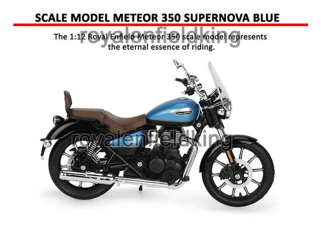 FOR ROYAL ENFIELD Meteor 350 Scale Model Supernova Brown Best Quality £ ...