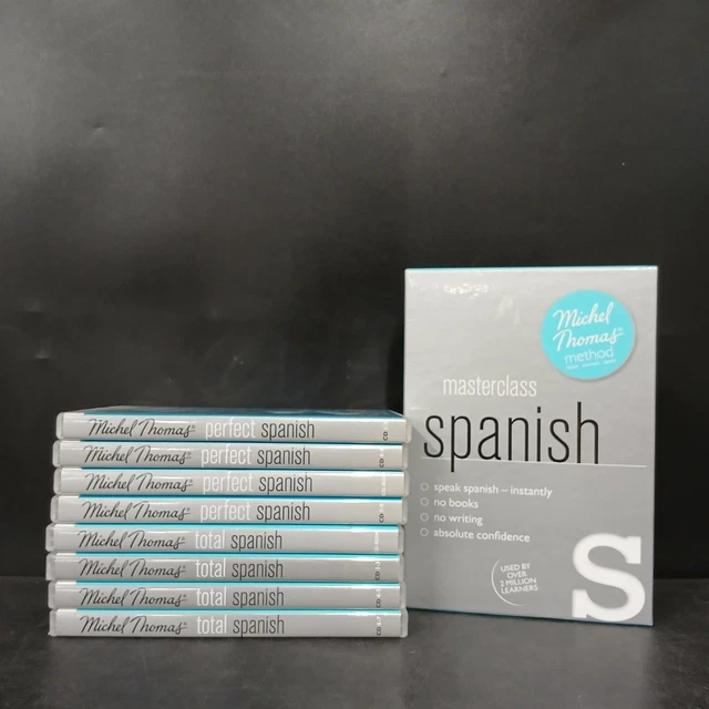 MICHEL THOMAS MASTERCLASS Spanish CD-ROM Bundle x 9 Beginner Advanced ...