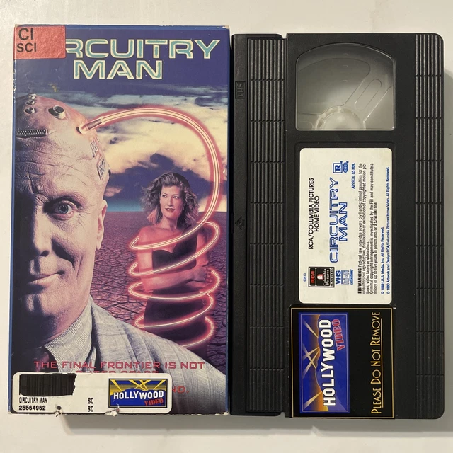CIRCUITRY MAN (VHS, 1991) Jim Metzler, Dana Wheeler-Nicholson ~ BUY 2 ...
