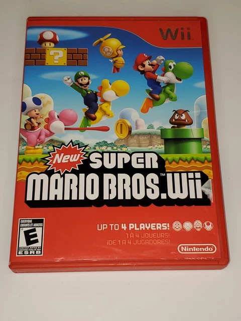 2009 NEW SUPER Mario Bros. Wii Nintendo Wii Video Game Complete Book ...