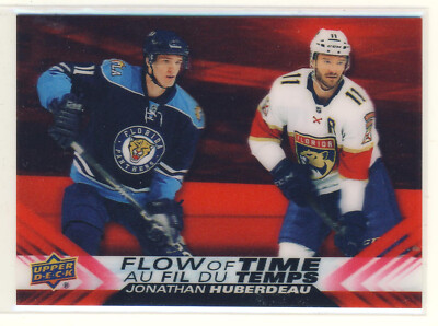 2022-23 UD TIM HORTONS In Flow of Time "J.Huberdeau" INSERT CARD #NT-15 ...