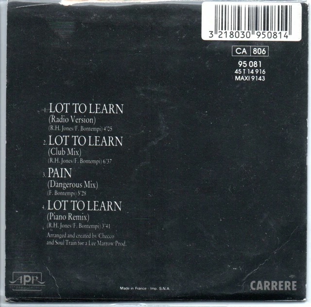 LEE MARROW LOT To Learn Cd Maxi Cardsleeve Carrere France EUR 15,00 ...