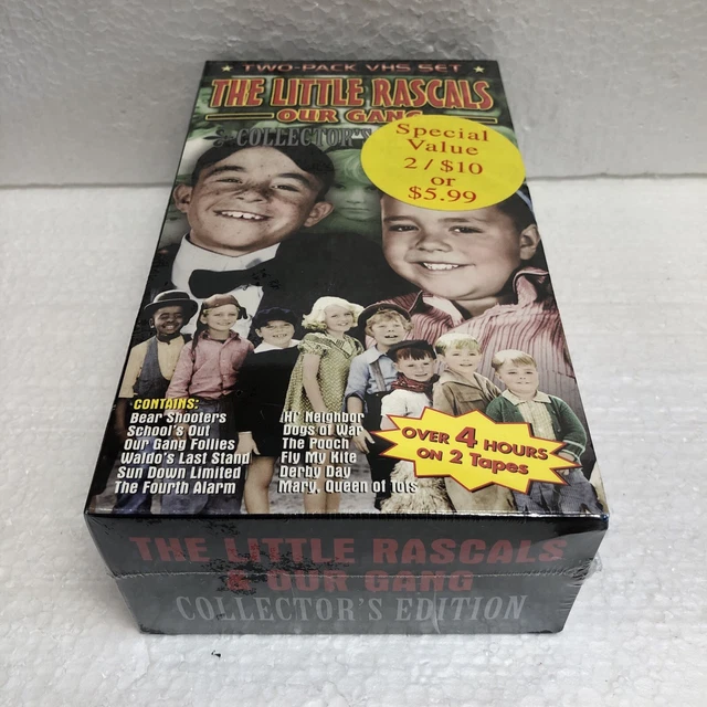 THE LITTLE RASCALS Our Gang Collector's Edition VHS Two-Pack Set Film ...