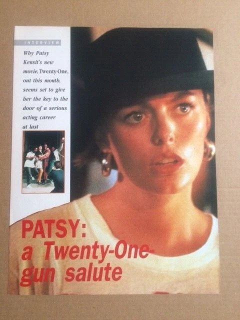 PATSY KENSIT ORIGINAL Vintage Film Review Magazine Clipping / Poster ...