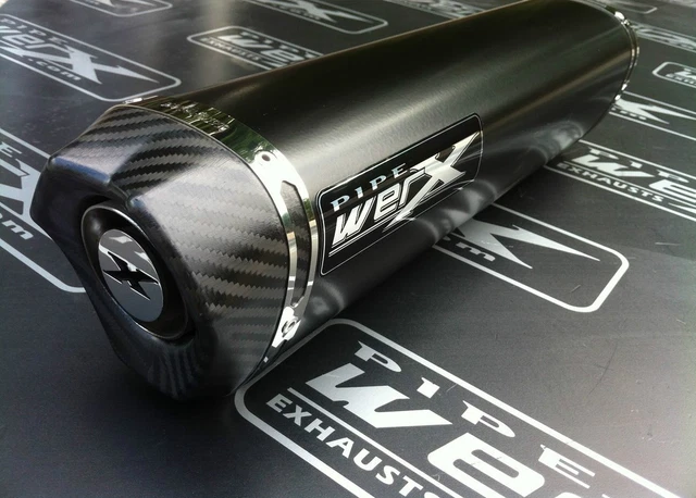 SUZUKI GSXR 750 Y, K1 K2 K3 K4 K5 Black Tri Oval, Carbon Outlet, Exhaust Can EUR 719,58 ...