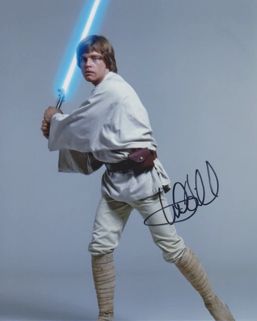 RARE AUTOGRAPHE ORIGINAL de l'acteur MARK HAMILL / film star wars Luke Skywalker EUR 390,00 ...