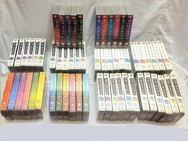 FRIENDS COMPLETE VHS Box Set 1994-2004, Series 1-10) VGC 59 Tapes £110. ...