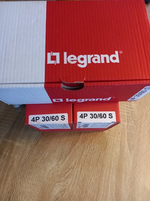 LEGRAND BACO DISJONCTEUR Différentiel Triphasé 4 Pôles 500mA 30-60A ...