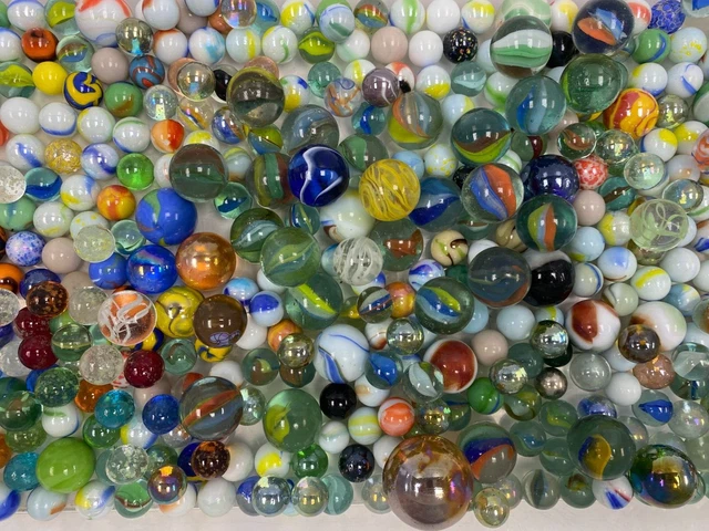 GLASS MARBLES VINTAGE & Modern Bundle 3.5 KG Assorted Toy Marbles A68 £ ...