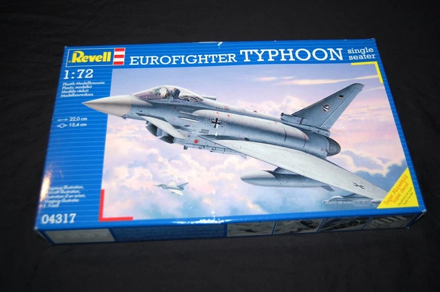 REVELL 1/72 SCALE Eurofighter Typhoon Single Seaters Model Kit EUR 14 ...