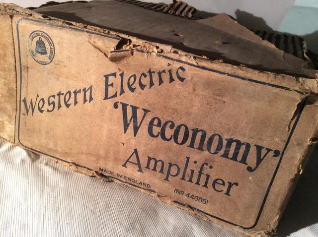 1920S (?）WESTERN ELECTRIC Tube Amplifier Unit N。44005 In Its Earliest ...