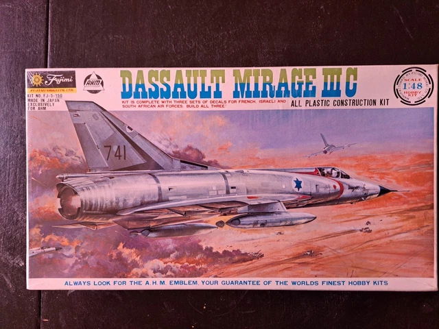 DASSAULT MIRAGE III C Fujimi 1/48 Scale Plastic Model Airplane Kit. Not ...