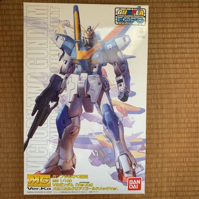 BANDAI MG 1/100 V2 Gundam Ver.ka Mechanical Clear / Gold Plated Ver. model kit $269.97 - PicClick CA
