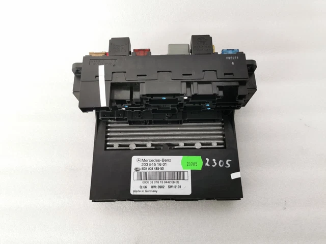 MERCEDES W203 W209 SAM fuse box control unit module modules 2035451601 ...