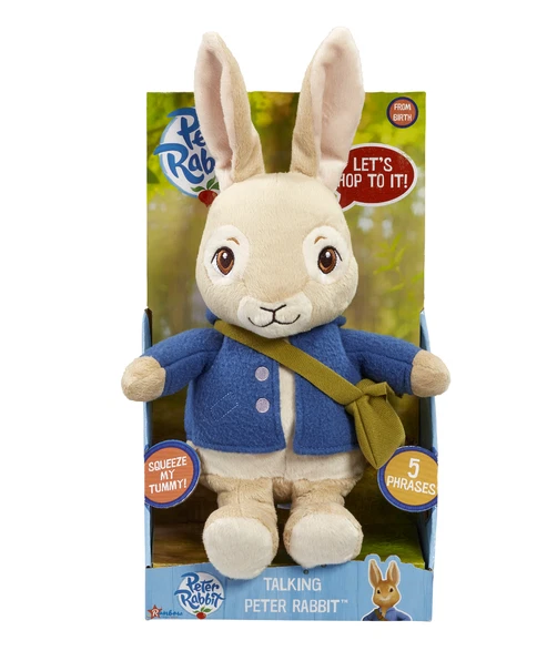 TALKING PETER RABBIT Soft Toy Interactive Plush Character £34.97 ...
