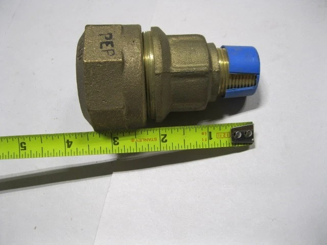 GENUINE OEM FORD 3/4" MNPT x 1" PEP SDIR7 Bronze Adapter with stainless ...