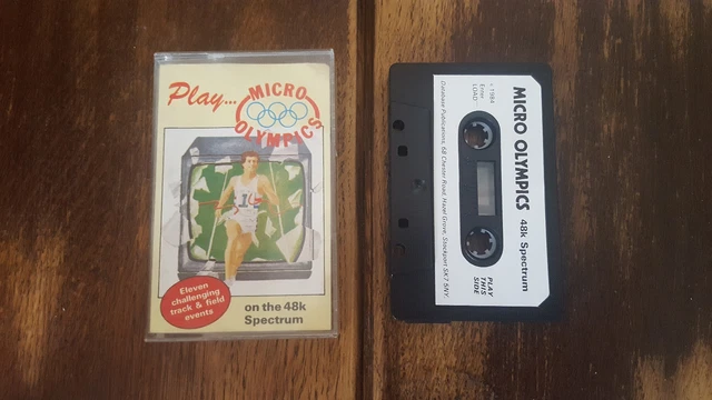 MICRO OLYMPICS - Cassette Spectrum 48K - Jeu 8 bits EUR 3,79 - PicClick FR