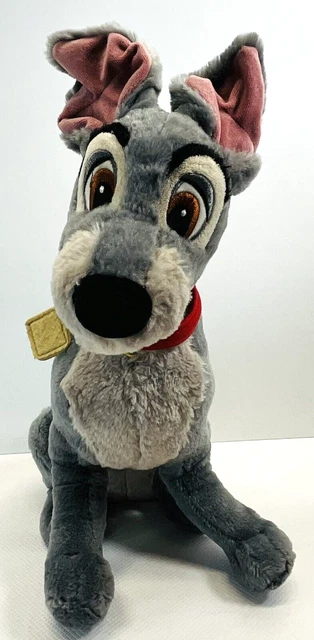 DISNEY STORE LADY and The Tramp Scamp 16” Large Plush Stuffed Dog £9.43 ...