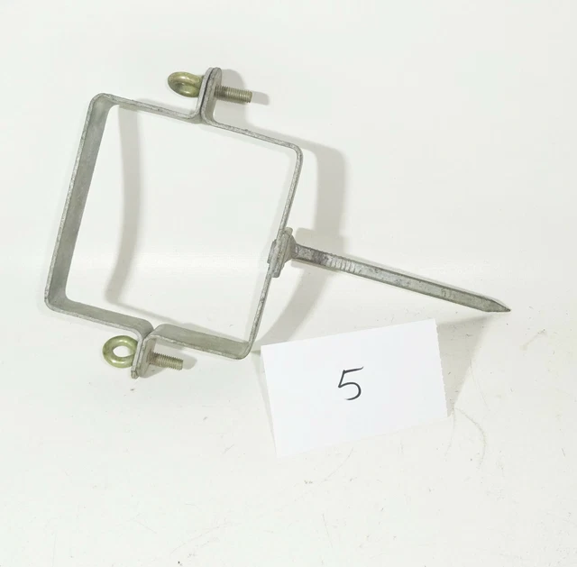 GDR ZINC DOWNPIPE Clamp Square 100 mm with Impact Pin! £4.64 - PicClick UK