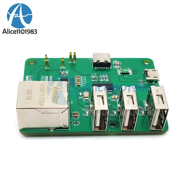 NETWORK HUB EXPANSION Board USB to Ethernet HUB For Raspberry Pi Zero DIY £19.64 - PicClick UK