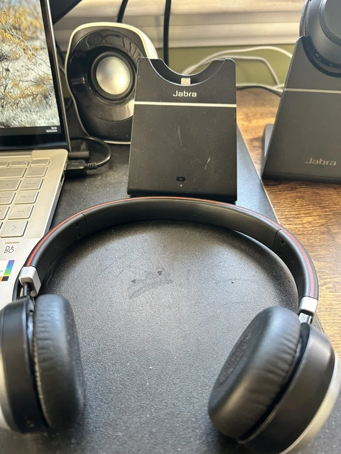 JABRA EVOLVE 65 Bluetooth Headset and charger/docking Station. £42.28 ...