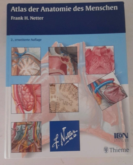 FRANK H. NETTER: Atlas der Anatomie des Menschen | sehr gut EUR 13,15 - PicClick DE