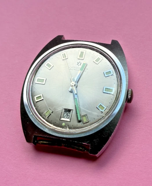 JUNGHANS AUTOMATIC ARMBANDUHR mit Datum (6 Uhr), ohne Armband und Steg ...