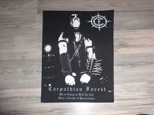 CARPATHIAN FOREST BACKPATCH Back Patch Black Metal Gorgoroth Sargeist ...