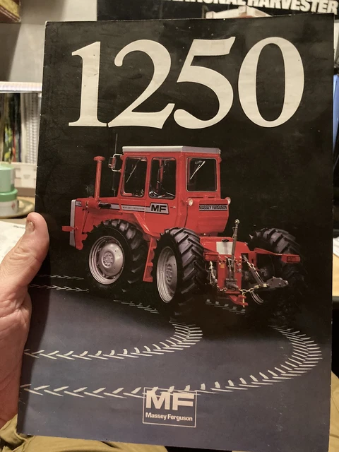 RARE MASSEY FERGUSON MF 1250 articulated tractor brochure leaflet 1200 ...