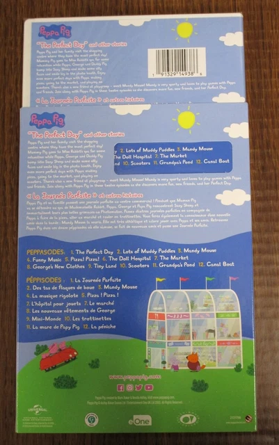 DVD PEPPA PIG Peppas Perfect Day + Slipcover 12 Episodes Widescreen NEW ...