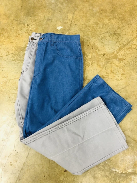 VINTAGE SHEPLERS PAIR Of Men's Soft Denim Western Size 34 Made In ...