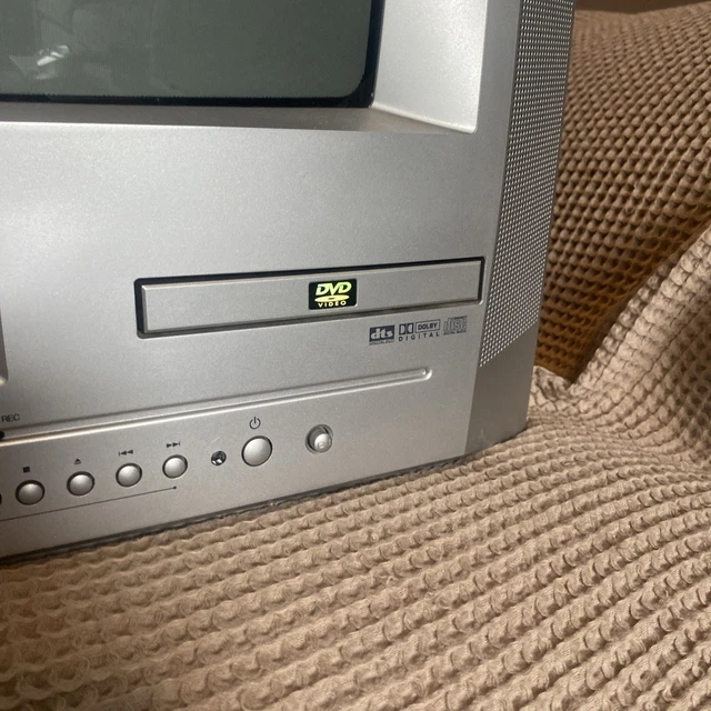 BUSH BTV183DVD/C 14& Retro Gaming CRT TV With Built In VHS And DVD ...