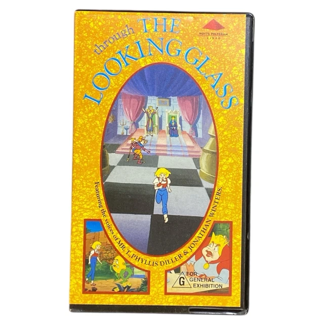 THROUGH THE LOOKING Glass VHS 1987 Alice In Wonderland Animated Movie ...
