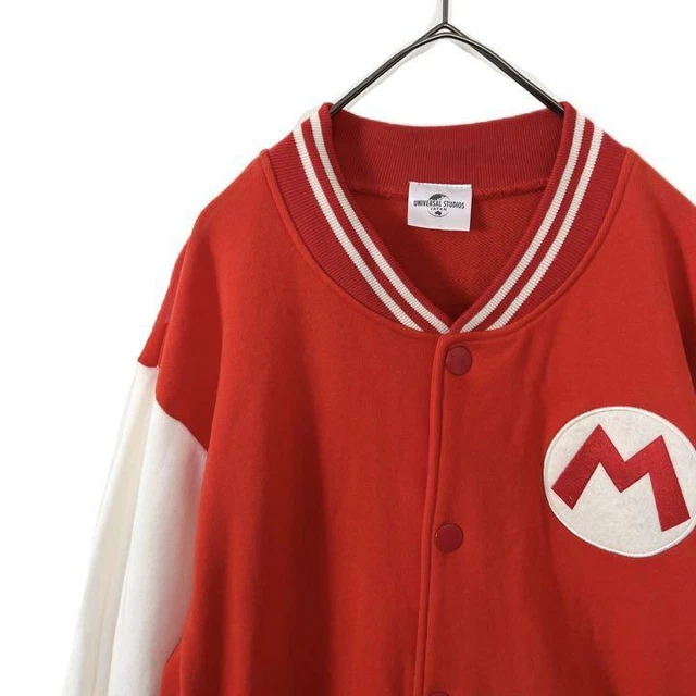 UNIVERSAL STUDIOS JAPAN Limited Super Mario Stadium Jacket Red And ...