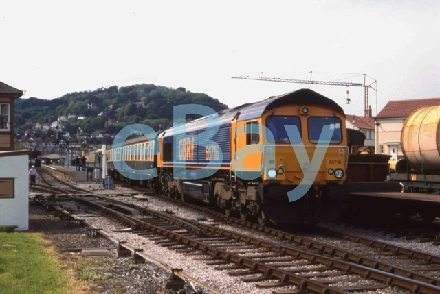 35MM RAILWAY SLIDE Class 66 66716 Copyright to Buyer £4.99 - PicClick UK