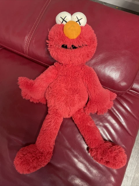 KAWS UNIQLO SESAME Street Elmo Plush Doll EUR 30,05 - PicClick FR