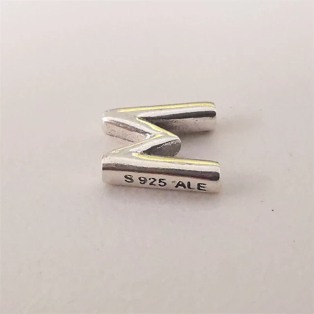 PANDORA CHARACTER Petite Mini 26 Letters"M"Initial Floating Locket ...
